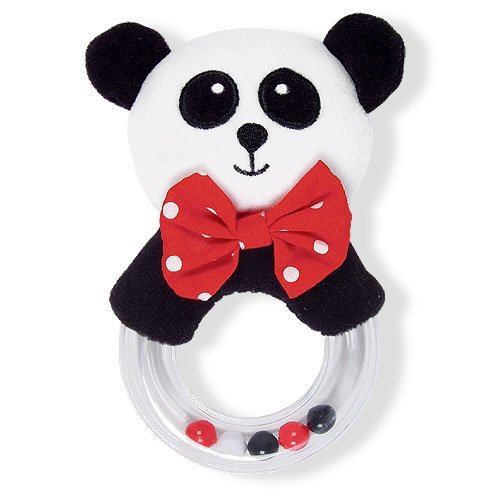 Smarty Baby Bundle - 5 Black, White and Red Infant Toys, Newborn Baby Gifts