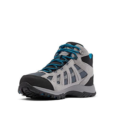 Columbia mens Redmond Iii Mid Waterproof Hiking Shoe, Graphite/Black, 10.5 US