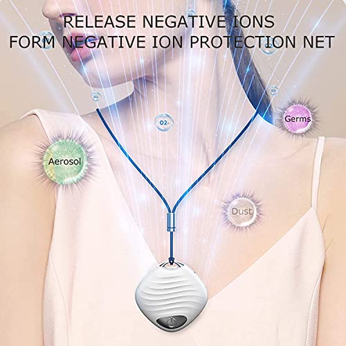 Mini Air Filter,Portable Car Air Filter Personal Wearable Air Filter for Traveling,Car,Home Sleep, Running,Walk and Kids,Adults (1 Pack Black Air Purifiers)