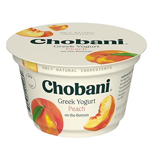 ChobaniĀ® Non-Fat Greek Yogurt Peach on the Bottom 5.3oz