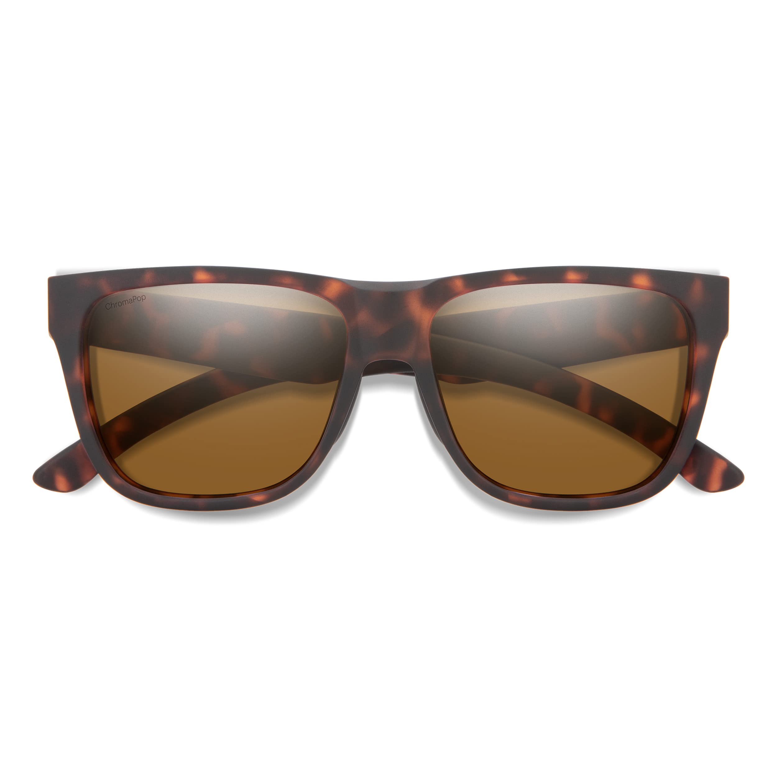 SMITH Lowdown 2 Sunglasses – Performance Sports Active Sunglasses For Running or Everyday Wear – For Men & Women – Matte Tortoise + Brown ChromaPop