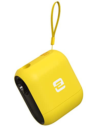 Mini Portable Projector with 720P Native Resolution, Dustproof Projector Compatible with Windows/ TV stick with HDMI connection