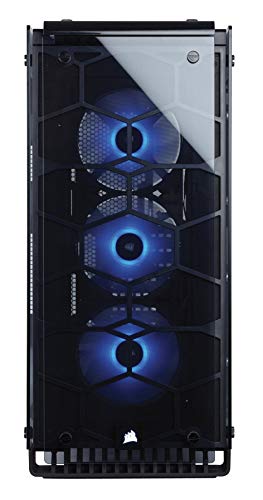 Corsair Crystal 570X RGB Mid-Tower Case, 3 RGB Fans, Tempered Glass - Black