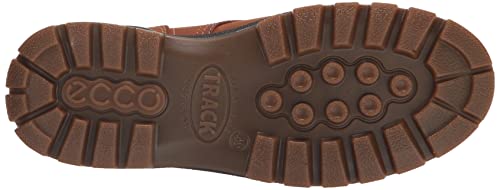 ECCO Men's Track 25 Waterproof Plain Toe Tie Hiking Boot, Amber Nubuck, 12-12.5
