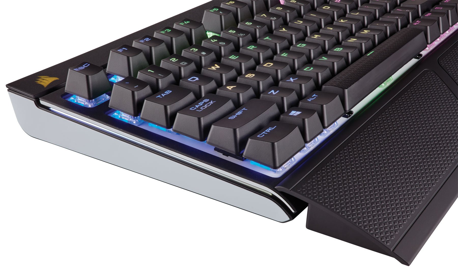 Corsair Gaming STRAFE RGB Mechanical Gaming Keyboard, Backlit Multicolor LED, Cherry MX BLUE