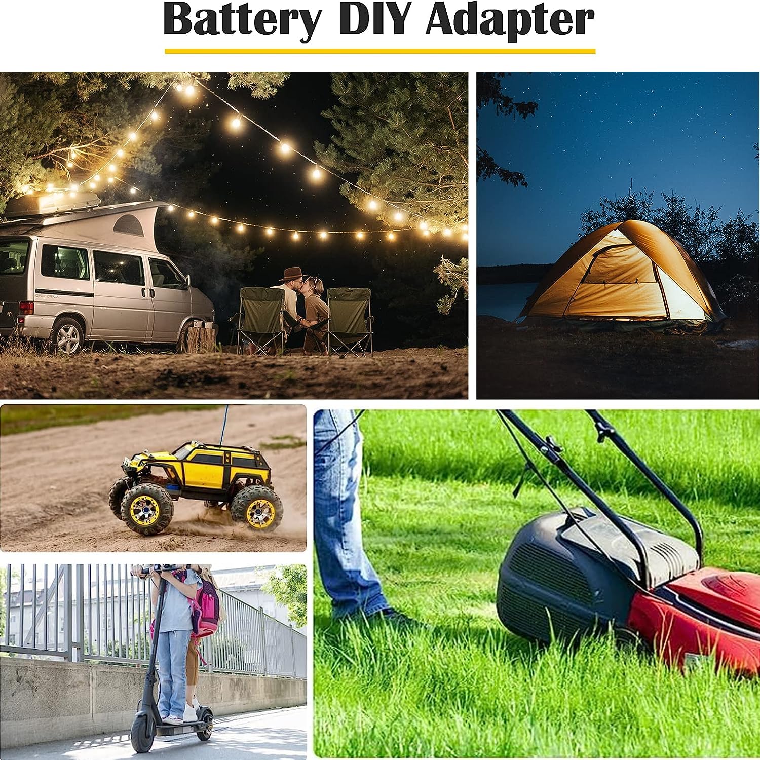 M12 Battery Adapter for Milwaukee 12V Battery Adapter,Power Wheel Adapter for Milwaukee M12 12V Battery with Fuse 14 Gauge Robotic for Rc Car, Robotics, Rc Truck,DIY use