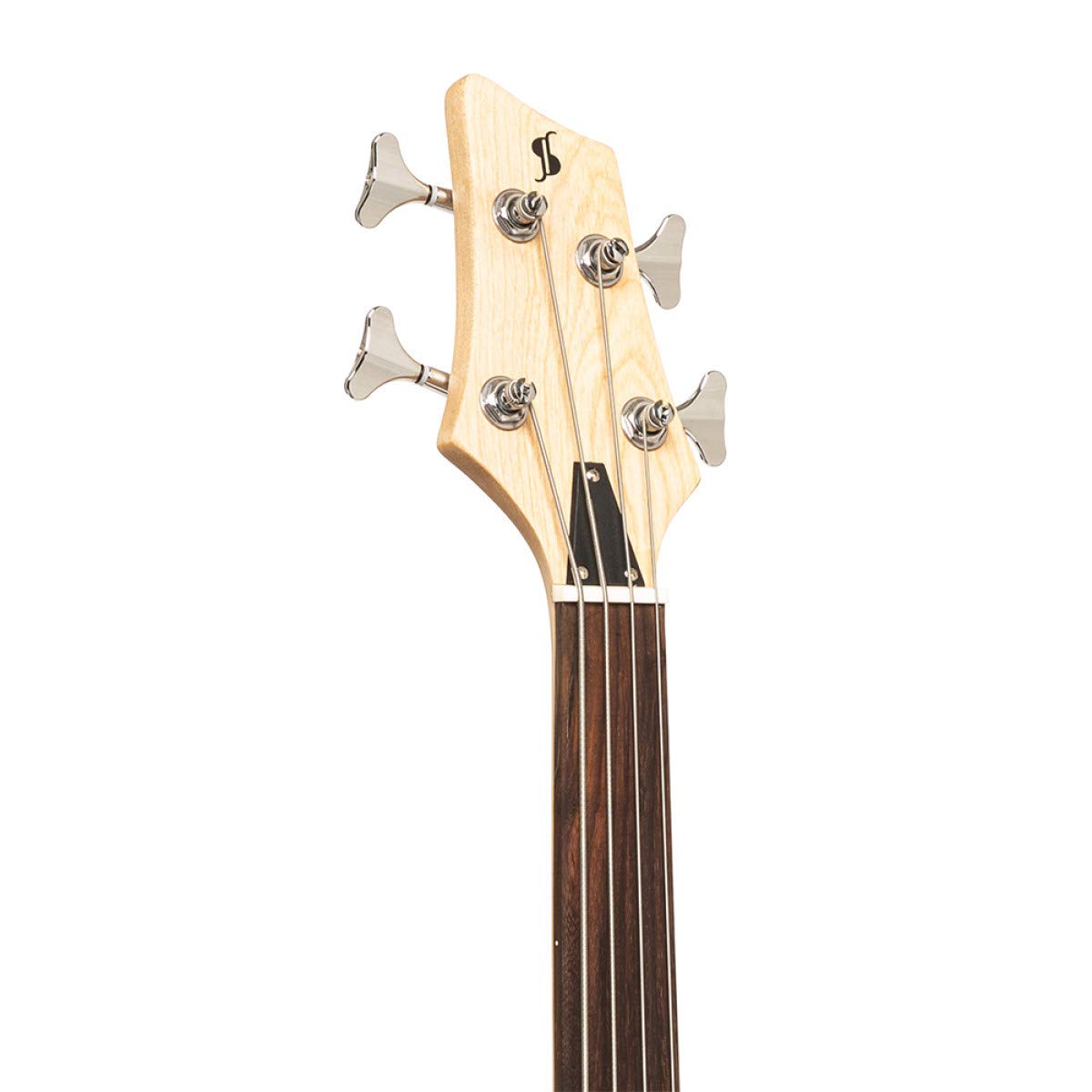 Stagg 4 String Bass Guitar, Right, Natural, Full Size (SBF-40 NAT FL)