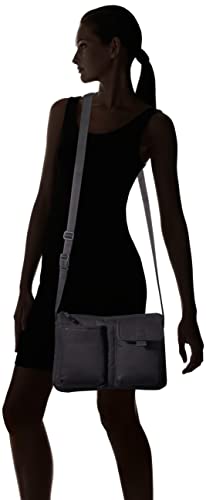 Vera Bradley Women's Cotton Utility Small Crossbody Purse, Black - Recycled Cotton, One Size
