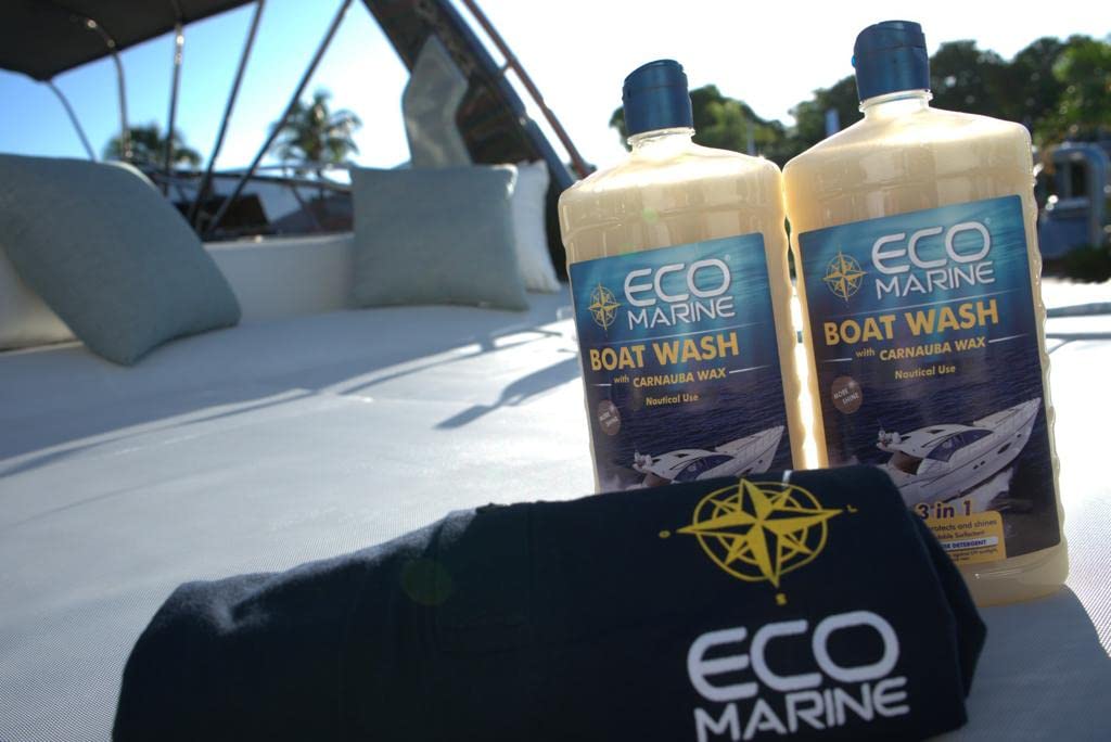ECO MARINE Premiun Boat Wash with Carnauba Wax, 32 fluid ounces
