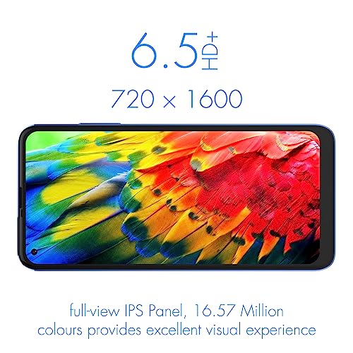 NUU B10 | 2022 | Unlocked | US Warranty| 6.55β HD+ Display | 48MP Triple-Camera | 64GB + 4GB RAM | 4000mAh Battery | Android 11 | (Blue Color)