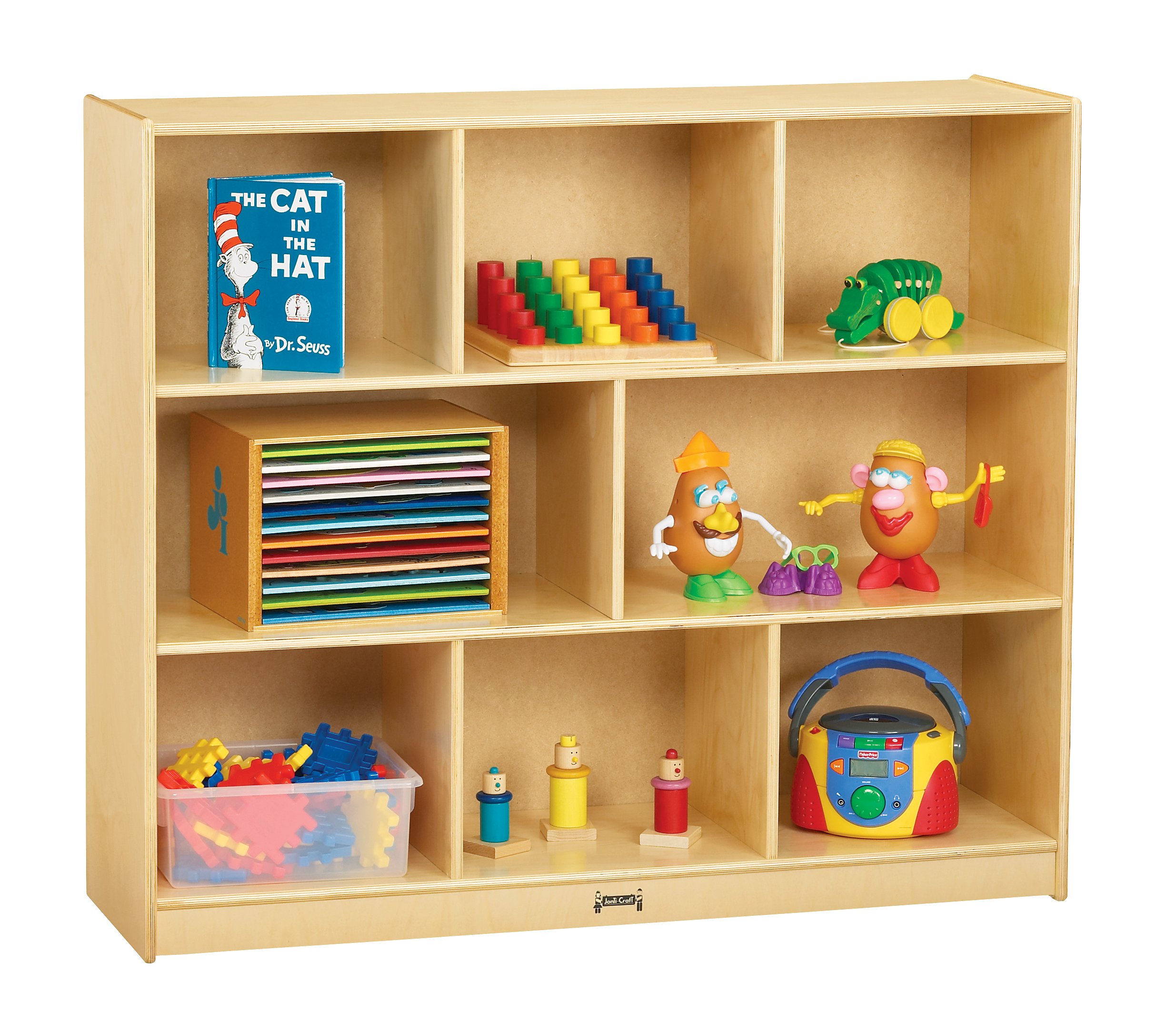 Jonti-Craft 0469JC Mega Mobile Single Storage Unit Shelf - Kids Classroom Shelves