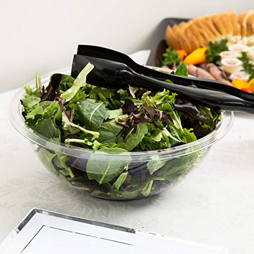 Fineline Settings Super Bowls Clear 160 Oz. Salad Bowl PET 25 Pieces