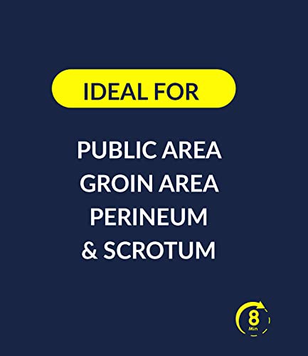 Intimate/Private Hair Removal Cream, Fast & Effective Hair Remover for Men's Underarm, Chest, Back, Legs, and Arms, 4.2 fl oz