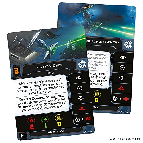 Star Wars X-Wing 2nd Edition Miniatures Game TIE/rb Heavy EXPANSION PACK - Strategy Game for Adults and Kids, Ages 14+, 2 Players, 45 Minute Playtime, Made by Atomic Mass Games