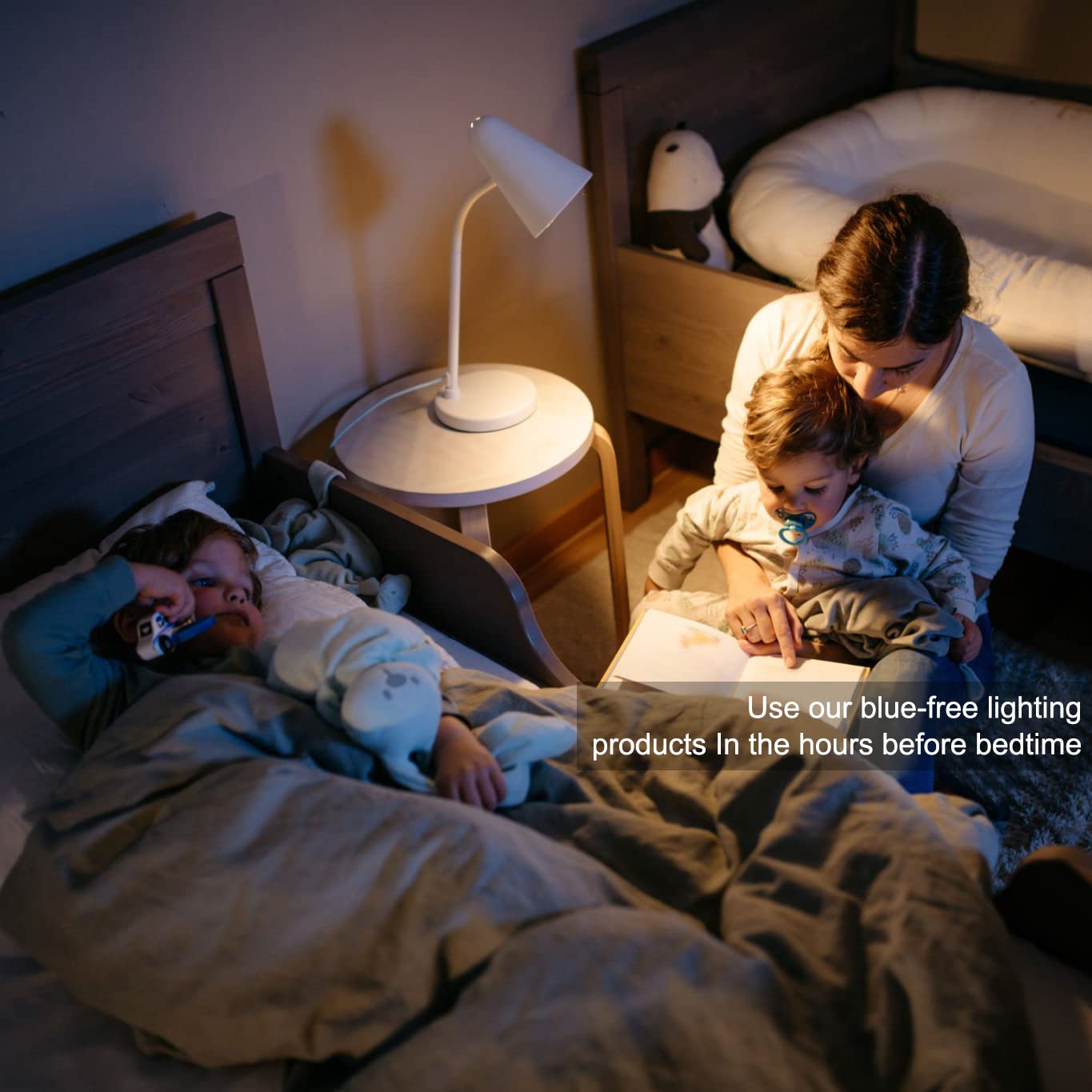 Dubofu Sleep Aid Light Bulb LED, Dimmable, Blue Light Blocking Night Light Bulbs for Bedtime and Evening, E26/ A19/ 5W -35W Equivalent/ 2500K Warm White/ 1 Pack