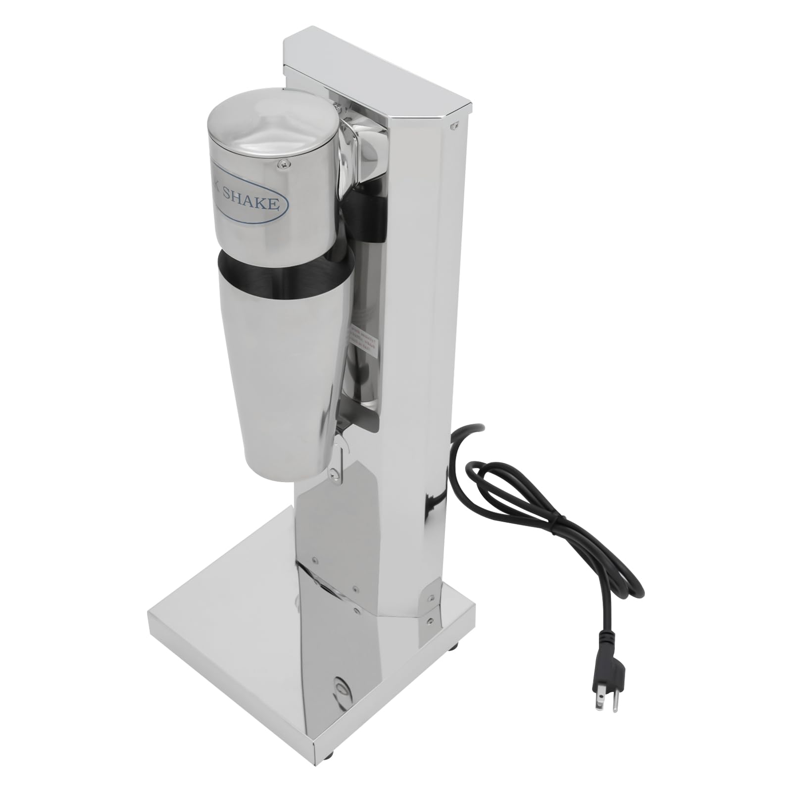 Milkshake Maker 650ml Electric Drink Mixer Commercial Milkshake Blender Stainless Steel 180W 18000RMP Speed Adjustable
