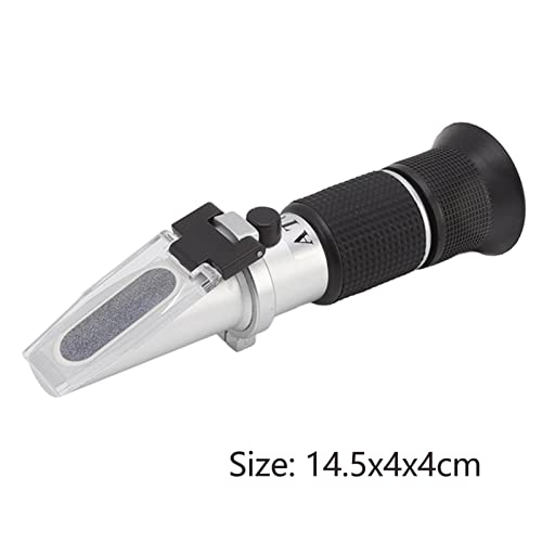 Fruit Sugar Content Measuring Tool, 0β80% Brix Tester Refractometer Portable Adjustable Lens Efficient for Home