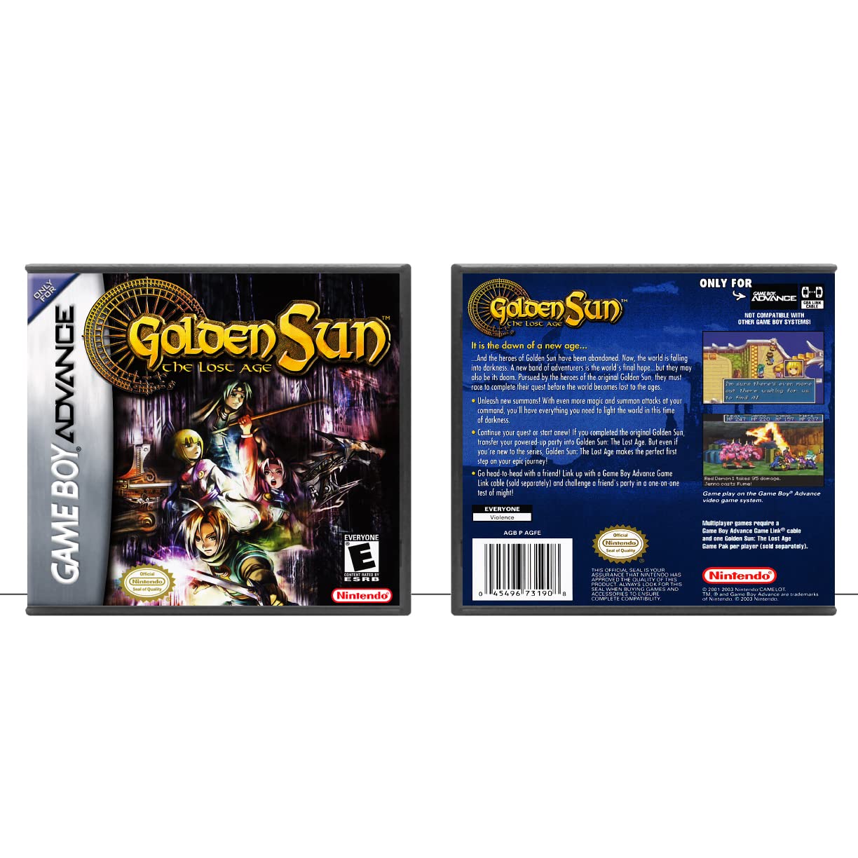 Golden Sun: The Lost Age | (GBA) Game Boy Advance - Game Case Only - No Game