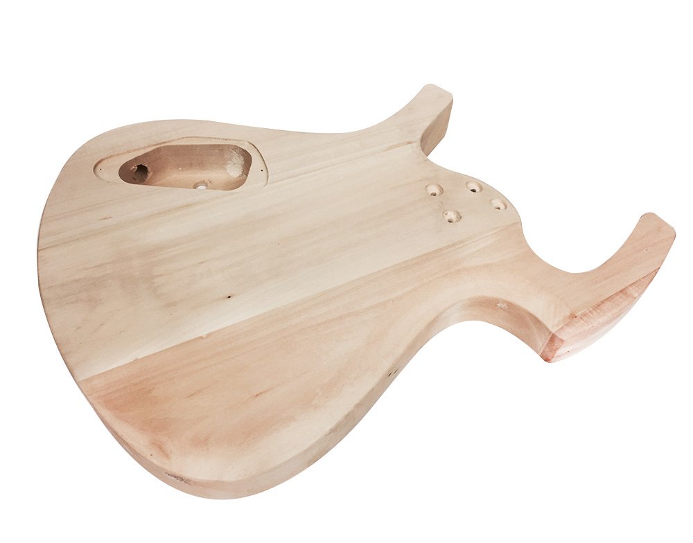 Solo FY Style DIY Guitar Kit, Basswood Body, Black Hardware
