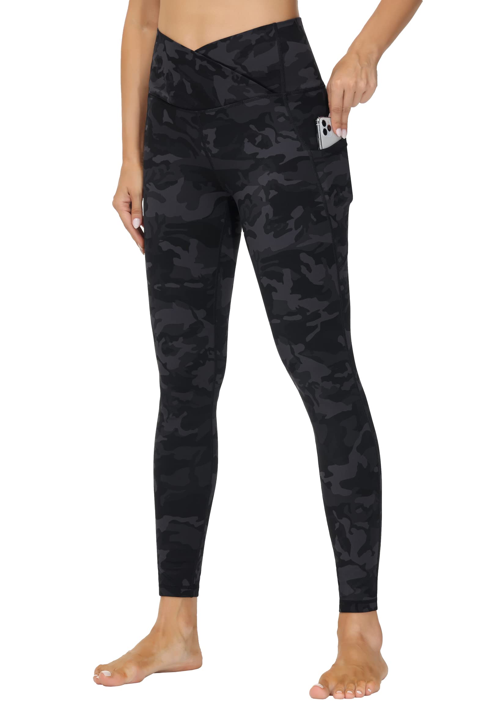 Dragon Fit High Waist Yoga Pants for Women Butt Lifting Gym Workout Running Leggings with Pockets