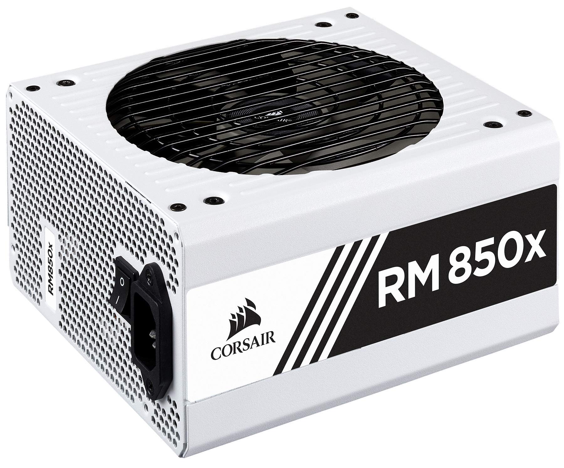 Corsair RMX White Series (2018), RM850x, 850 Watt, 80+ Gold Certified, Fully Modular Power Supply - White, 80 PLUS Gold (CP-9020188-NA)