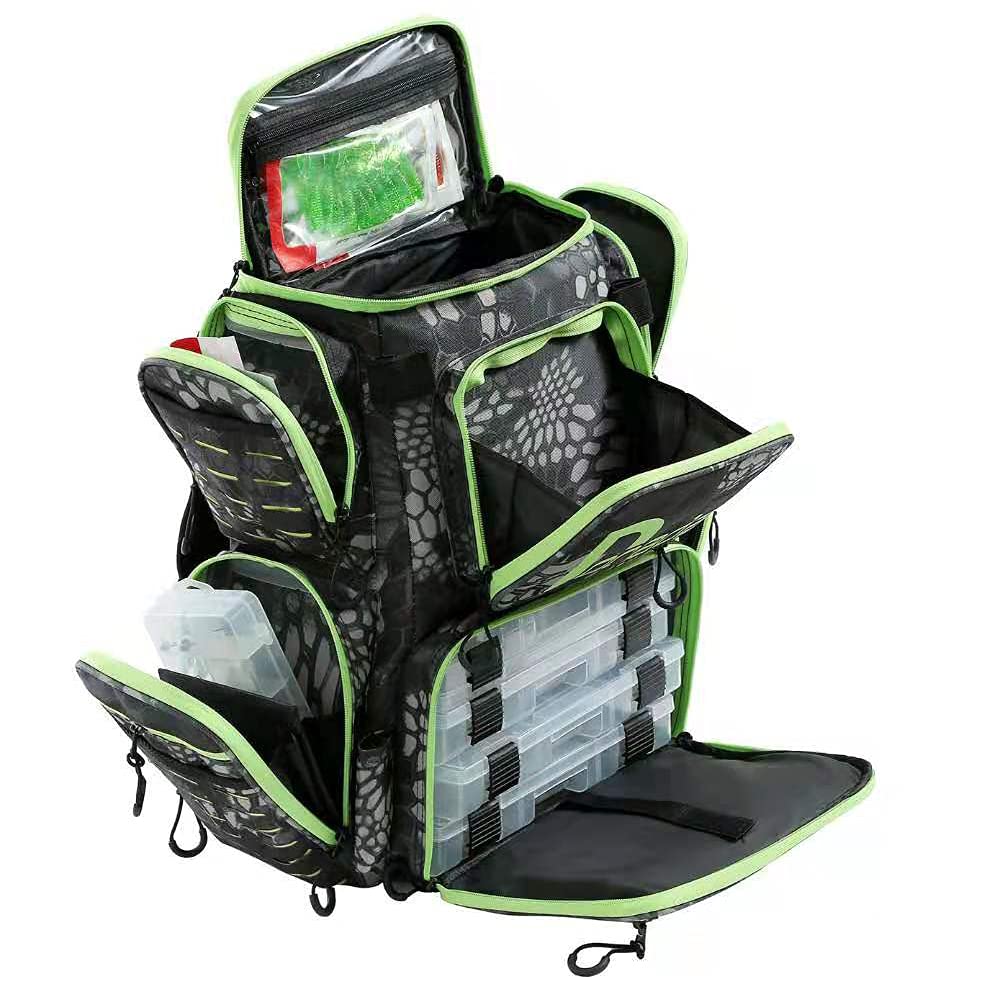 DORADA FISHING Tackle Backpack Large Waterproof Multifunctional Tackle Bag Storage Without Trays