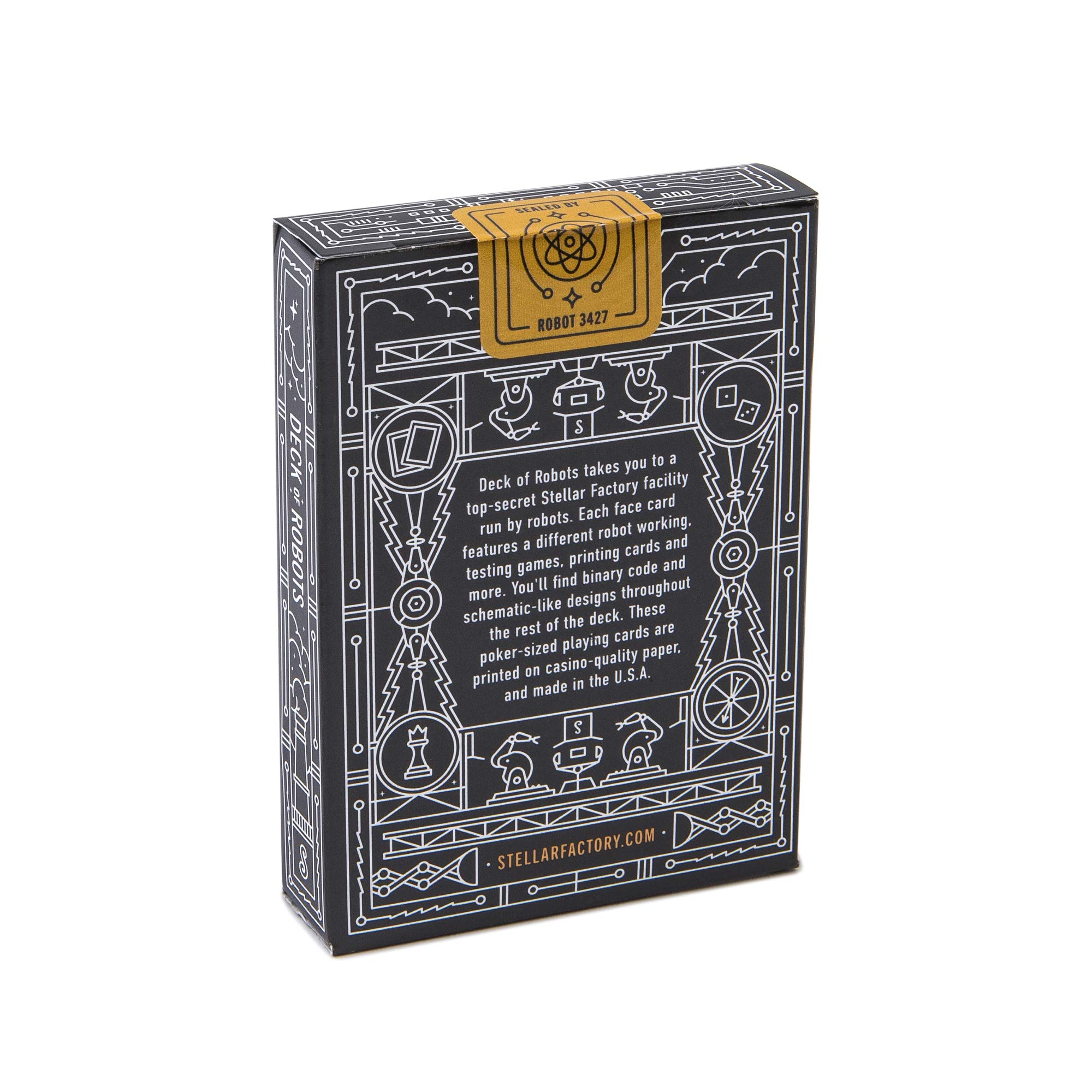 Stellar Factory Deck of Robots: A Playing Card Deck Featuring Restless Robots