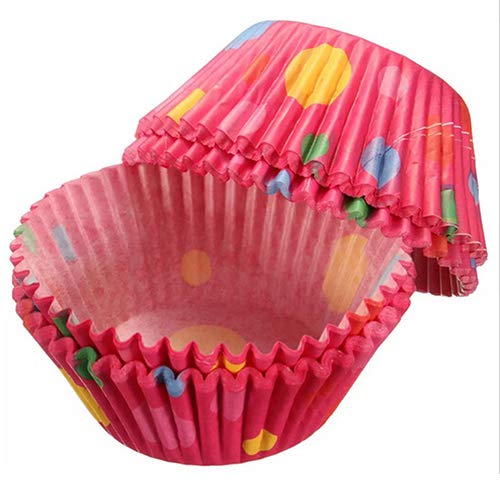 dxS8hhuo 100 Pieces Multi-color Mini Paper Baking Cups Liner Muffin Cupcake Paper Cake Cases