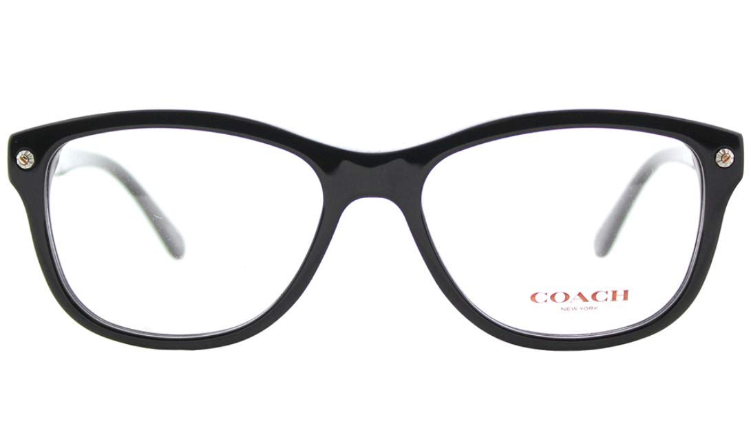 Coach HC6095 Eyeglass Frames 5420-54 - Black/Black Gunmetal HC6095-5420-54