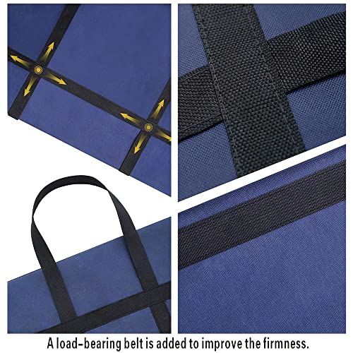 JMMBY Thickened Extra Large Storage Bag with Zippers & Carrying Handles,28 gallon,Moving Bags for household or travel.Waterproof fabric (1 Pack)