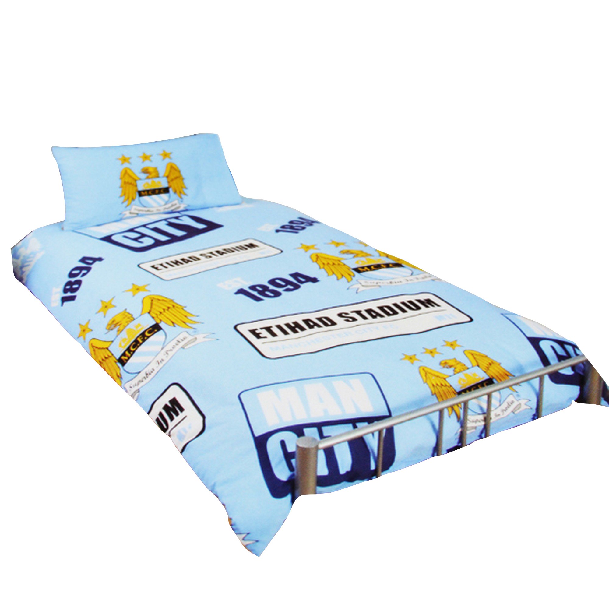 Manchester City Patch Double Duvet Set