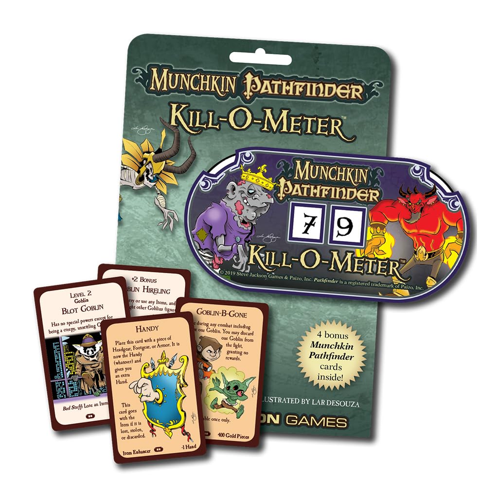 Steve Jackson Games Munchkin Pathfinder Kill-o-Meter, Green