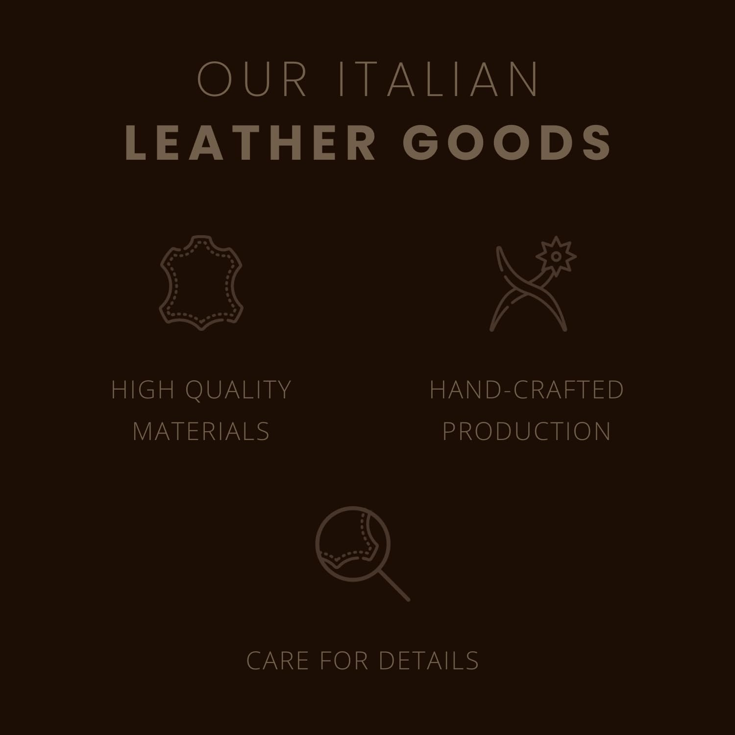 Maruse Pencil Case - Italian Grained Leather - Zipper Case for Pen and Pencils - Work Accessories Made in Italy - Navy