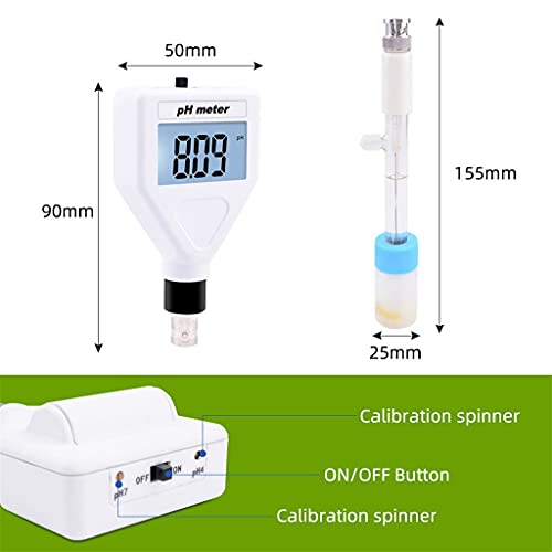 GHGHF PH Meter Digital Acidity Meter PH Tester Soil Meter Tester for Plants Flowers Vegetable Acidity PH Measurement