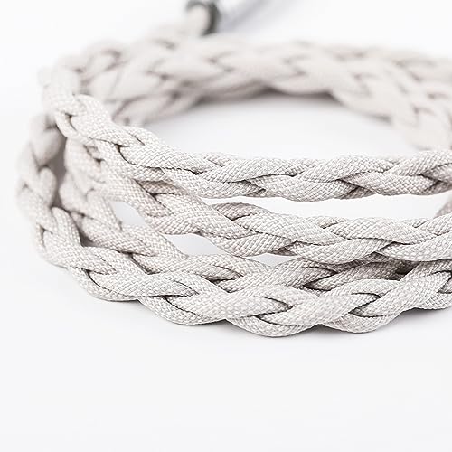 Linsoul Tripowin Alture 26AWG OCC Single Crystal Copper Silver-Plated Upgrade Cable for Over-Head Headphone (Grey, Dual 3.5mm, 3.5mm Plug, 2m Length)