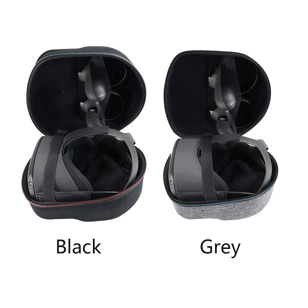 Storage Box Accessories VR Gaming Headset Hard Shell Zipper hion Travel Case EVA Cover Controllers Potable Protective Dustpfoof Carrying Bag for Oculus Quest(Black)