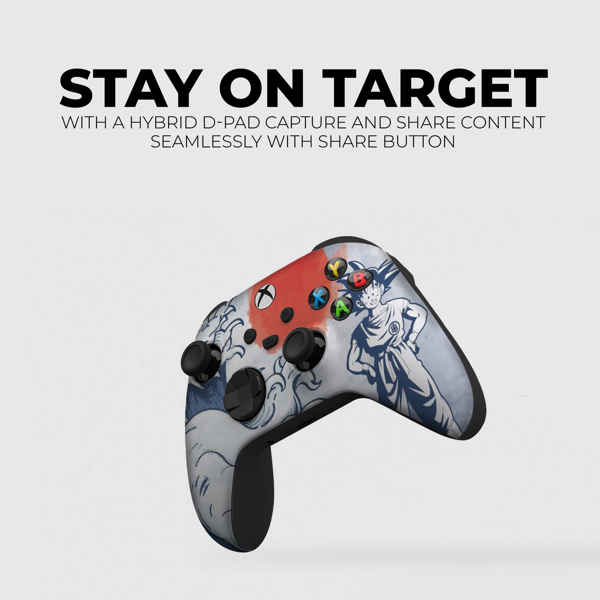 DreamController Original X-box Wireless Controller Special Edition Customized Compatible with X-box One S/X-box Series X/S & Windows 10 Made with Advanced HydroDip Print Technology(Not Just a Skin)