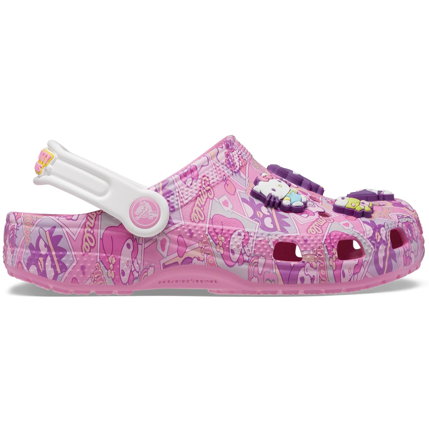Crocs Classic Hello Kitty Clogs, Pink, 5 US Unisex Big Kid