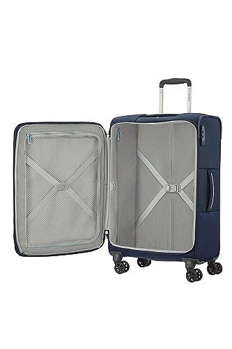 Samsonite Popsoda Luggage- Suitcase, Spinner L erweiterbar (78 cm - 112.5 L), Blau (Dark Blue)