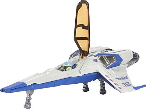Mattel Lightyear Toys Hyperspeed Series Xl-15 Spaceship (6 In) & Buzz Lightyear Action Figure 1.25 In)