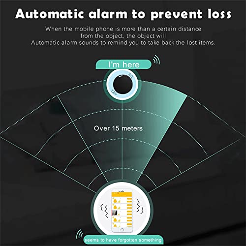 Ioeufe Portable Tracking Mobile Tracking Smart Anti Loss Device Key Finder Locator Smart Item Finders Device for Kids Dog Pet Cat Wallet Keychain Luggage, Alarm Reminder, App Control