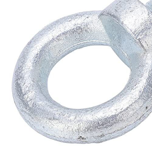 Eyebolt Screws, Lifting Ring Bolts Large Bearing Capacity Uniform Force with Deep Thread for Marine for Machinery Devices(M18)