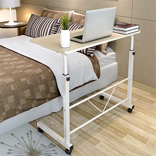 LHLLHL Height Adjustable Computer Game Desk for Bedroom Laptop Desks Movable Lifting Study Table Wooden Tables Home Furniture (Color : D, Size : 24''X16)