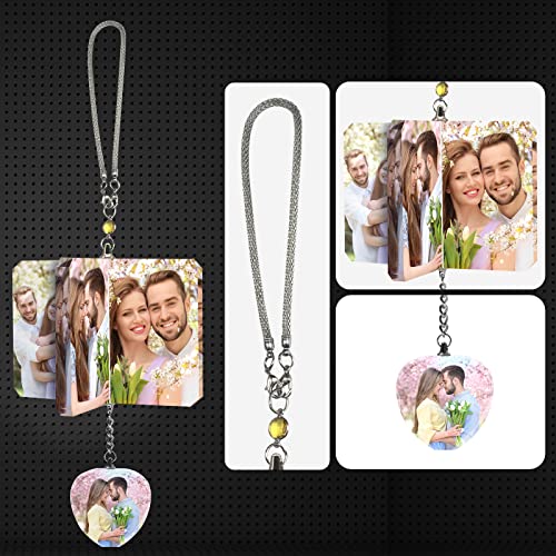 Custom Crystal Pendant for car Mirror Decorative Charm Home Charm Custom Photo Gift