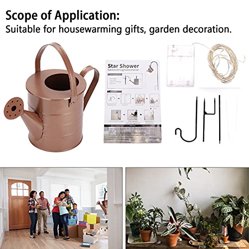 Watering Can Lights, Led Art Lamp Easy To Use for Home Path Patio Yard Lawn for Housewarming Gifts Garden Decoration