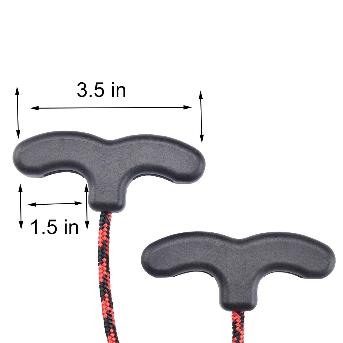 Crossbow Cocking Device Double Handle Crossbows Rope Cocker Aid Cocking String Tool (CT021,Red)