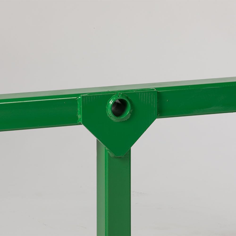 Titan Attachments HD Hay Frame Attachment Fits John Deere Tractors, 49" Hay Spear and Stabilizer Spears, Rated 4,000 LB, Hay Handing Equipment