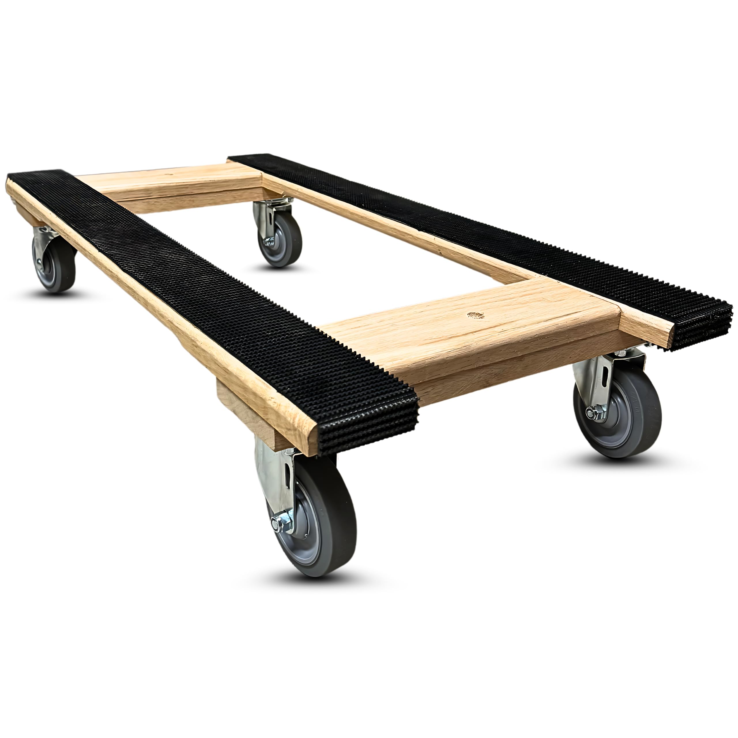 Heavy-Duty Oak Furniture Dolly β 18"x30" 4-Wheel Moving Dolly, 1000 lbs Capacity β Made in USA, Ideal for Professional Movers