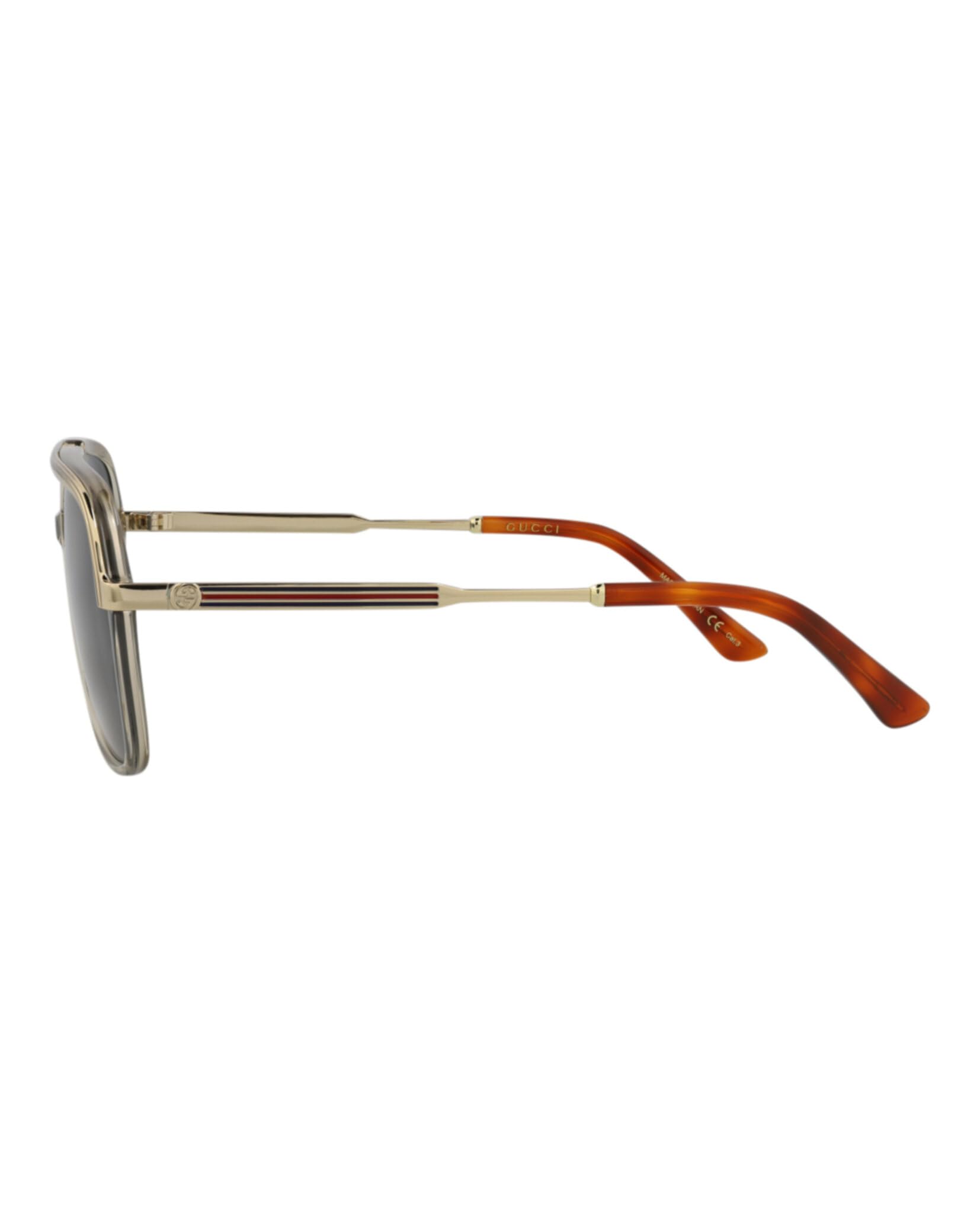 Gucci Aviator Sunglasses β Luxury Designer Eyewear with Acetate Frame β Classic Aviator Shape with Polycarbonate Lenses β Exclusive Fashion Accessory with UV Protection
