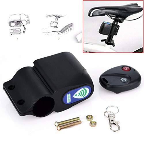 Electric Bike Rear Basket Control with Remote Alarm Anti- Lock Bike Security Wireless Bicycle System Bike Accessories